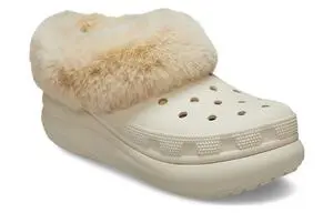CROCS Furever Crush Shoe Clogs - White