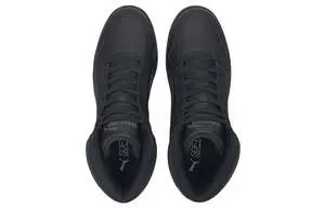 PUMA Rebound Layup Retro High Top Sneakers - Black