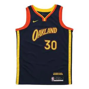 Nike Nba Stephen Curry Golden State Warriors Jersey City Edition - Dark Blue