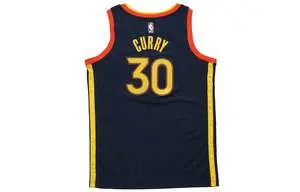 Nike Nba Stephen Curry Golden State Warriors Jersey City Edition - Dark Blue