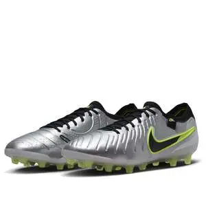 Nike Tiempo Legend Elite Ag Football Boots - Metallic Silver/volt/black