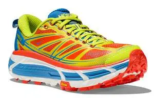 Hoka One One Mafate Speed 2 Athletic Sneakers - Flame/evening Primrose
