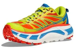 Hoka One One Mafate Speed 2 Athletic Sneakers - Flame/evening Primrose