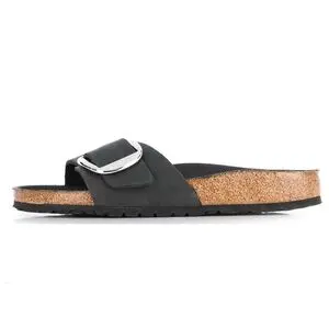 BIRKENSTOCK Madrid Big Buckle Sandals - Black