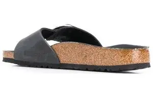 BIRKENSTOCK Madrid Big Buckle Sandals - Black