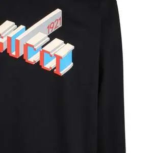 Gucci Cotton Jersey Long Sleeve T-shirt