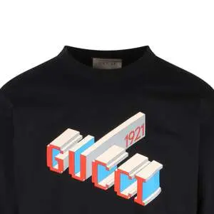 Gucci Cotton Jersey Long Sleeve T-shirt