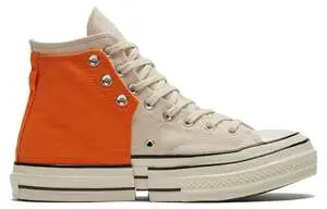 CONVERSE Feng Chen Wang X Chuck 70 2-in-1 High Top Sneakers - White/orange