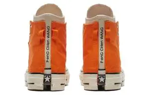 CONVERSE Feng Chen Wang X Chuck 70 2-in-1 High Top Sneakers - White/orange