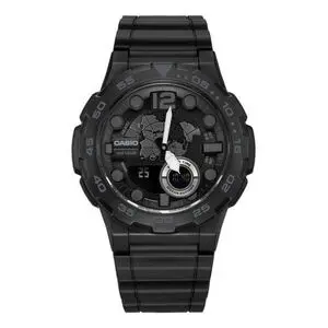 Casio Analog Sports Watch With Waterproofing - Black