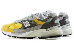 NEW BALANCE 992 Made In Usa 'grey Yellow - Grey/yellow