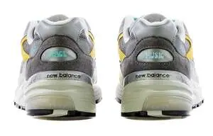 NEW BALANCE 992 Made In Usa 'grey Yellow - Grey/yellow