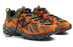 NEW BALANCE X Joe Freshgoods 610 "lil' Swamps" Sneakers - Orange/green