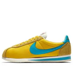 Nike Classic Cortez Nylon Qs - Yellow/blue