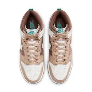 Nike Dunk High 'light Chocolate - Sail/khaki/light Chocolate