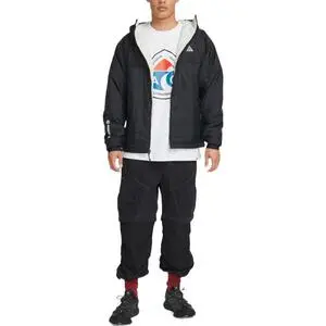 Nike Therma-fit Adv Rope De Dope Full Zip Jacket - Black/white