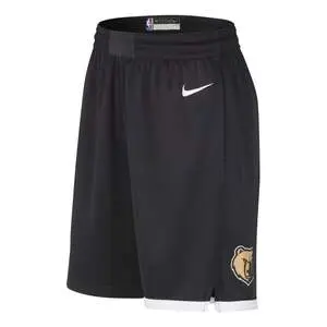 Nike Dri-fit Nba Memphis Grizzlies Swingman City Edition Shorts - Black/white