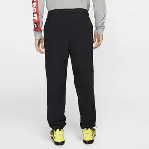 Nike Lab Logo Retro Classic Fleece Lined Sports Pants - Black