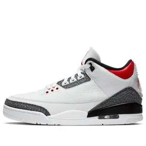 JORDAN Air 3 Se-t "fire Red" Japan Exclusive Sneakers - White/fire Red/black