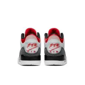 JORDAN Air 3 Se-t "fire Red" Japan Exclusive Sneakers - White/fire Red/black