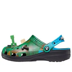 CROCS X Minecraft Clog - Green/black