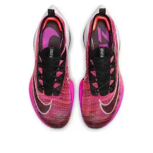 Nike Zoom Alphafly Next% Flyknit Low Top Sneakers - Black/pink