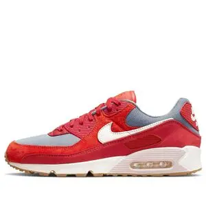Nike Max 90 Premium Sneakers - Red/gray