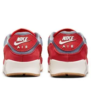 Nike Max 90 Premium Sneakers - Red/gray