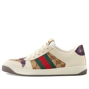 Gucci Gucci Screener GG Logo Sneakers Beige/brown