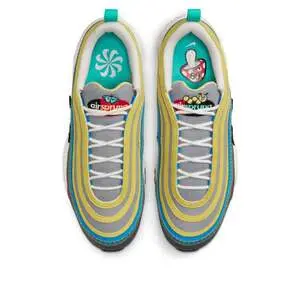 Nike Max 97 Se 'air Sprung' Sneakers - Grey/yellow/blue
