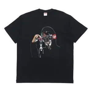 Supreme Supreme Week 0 Creeper Tee Pattern Printing Short Sleeve Unisex Black Black