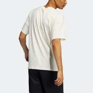 Adidas Made With Nature Multi Logo Tee 'ivory White