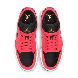 JORDAN 1 Low 'siren Red - Black/red