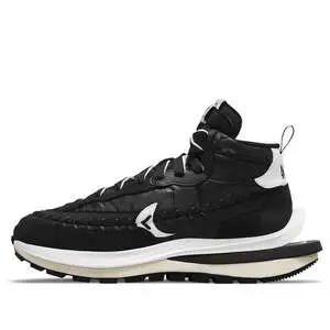 Nike X Sacai X Jean Paul Gaultier Vaporwaffle High Top Sneakers - Black/white