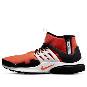 Nike Nike Air Presto Mid Utility High Top Sneakers Orange/black/white