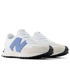 NEW BALANCE 327 Sneakers - White/blue Laguna