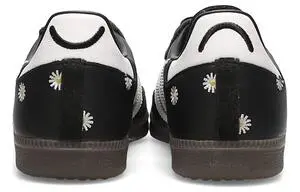 Adidas X Face Studio Samba Og Embroidered Daisies Sneakers - Black/white