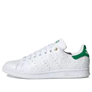 Adidas Stan Smith Embossed Graphics Sneakers - White/green