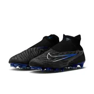 Nike Phantom Gx Elite Gripknit Df Fg 'shadow Pack' Football Boots - Black/hyper Royal/chrome