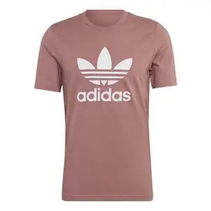 Adidas Originals T-shirt Logo Sports Breathable Short Sleeve T Wine Red T-shirt - Multi-color