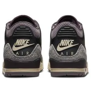 JORDAN 3 Retro Og Sp A Ma Maniére 'black Violet Ore - Black/black/flat Pewter