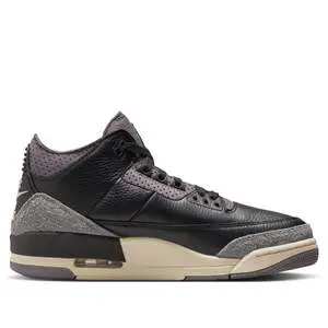 JORDAN 3 Retro Og Sp A Ma Maniére 'black Violet Ore - Black/black/flat Pewter
