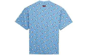 Nike X Hello Kitty Crossover Ss22 Cat Full Print Pullover Short Sleeve Blue - Multi-color