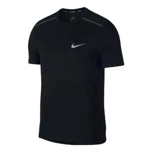 Nike Solid Color Logo Round Neck Casual Short Sleeve T-shirt - Multi-color