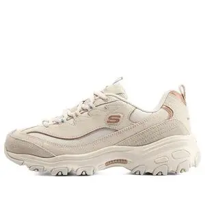 Sketchers D'lites 1.0 Low Top Sneakers - White/pink