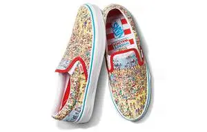 VANS Where's Waldo? X Classic Slip-on 'find Steve' Low Top Sneakers