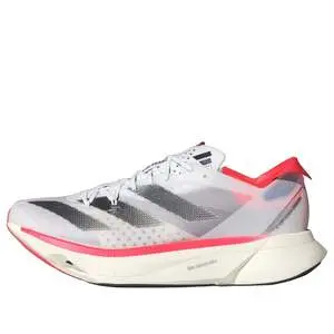 Adidas Adizero Adios Pro 3 Athletic Sneakers - Cloud White/core Black/solar Red