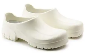 BIRKENSTOCK Super Birki Polyurethane Clogs - White