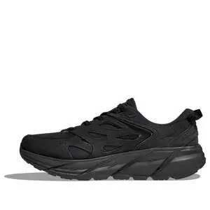 Hoka One One Clifton L Suede Sneakers - Black/black