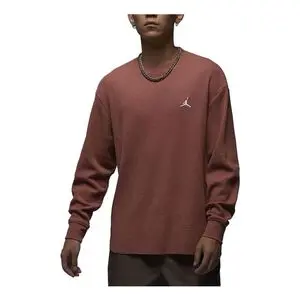 JORDAN Air Essentials Knitted Top - Orange/white